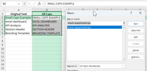 How to Use Small Caps Font in Excel – Step by Step Guide | MyExcelOnline