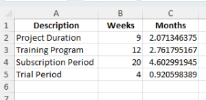 The Ultimate Guide to Convert 9 Weeks to Months in Excel | MyExcelOnline