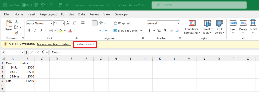 The Ultimate Guide to Activate Macros in Excel | MyExcelOnline