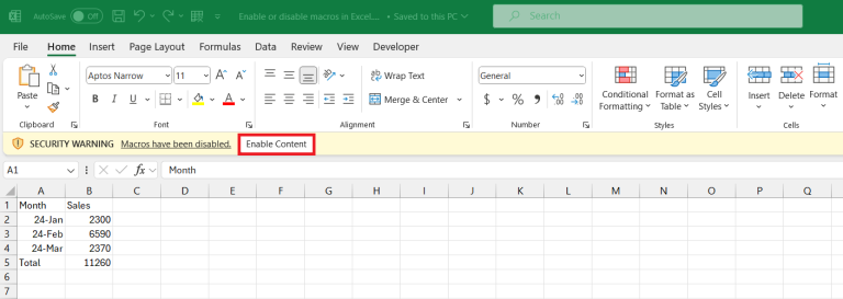 The Ultimate Guide to Activate Macros in Excel | MyExcelOnline