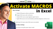 The Ultimate Guide to Activate Macros in Excel | MyExcelOnline