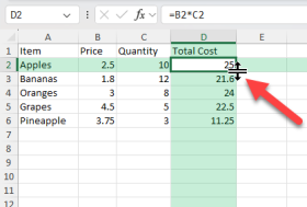 How to Copy a Formula in Excel - Step by Step Guide | MyExcelOnline
