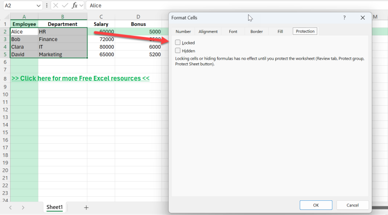 How to Lock Specific Cells in Excel | MyExcelOnline