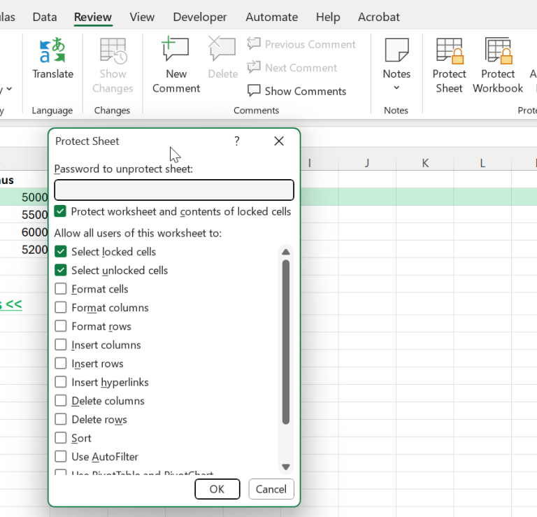 How to Lock Specific Cells in Excel | MyExcelOnline