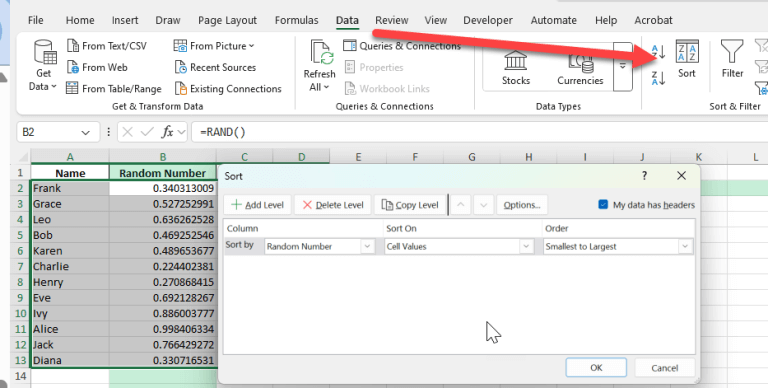 The Ultimate Guide to Random Pair Generator in Excel | MyExcelOnline
