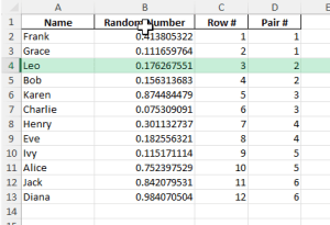 The Ultimate Guide to Random Pair Generator in Excel | MyExcelOnline