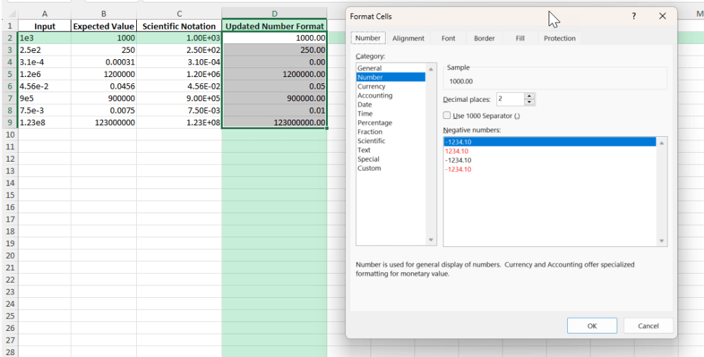 What Does 1e Mean in Excel? Step by Step Guide | MyExcelOnline
