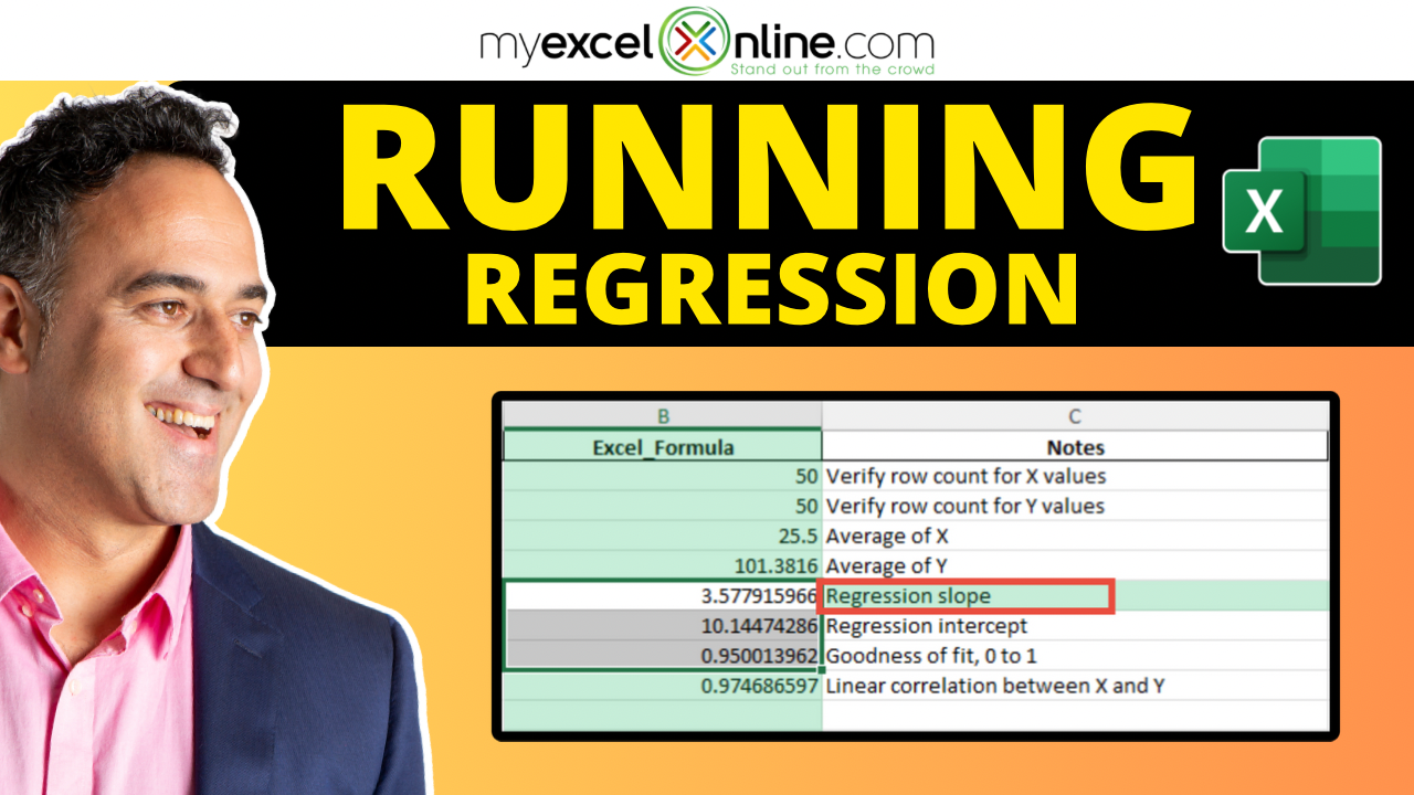 The Ultimate Guide to Running Regression in Excel | MyExcelOnline
