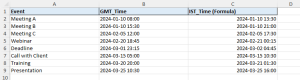 How to Convert GMT to IST in Excel - Step by Step Guide | MyExcelOnline