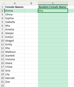 The Ultimate Guide to Random Female Name Generator in Excel | MyExcelOnline